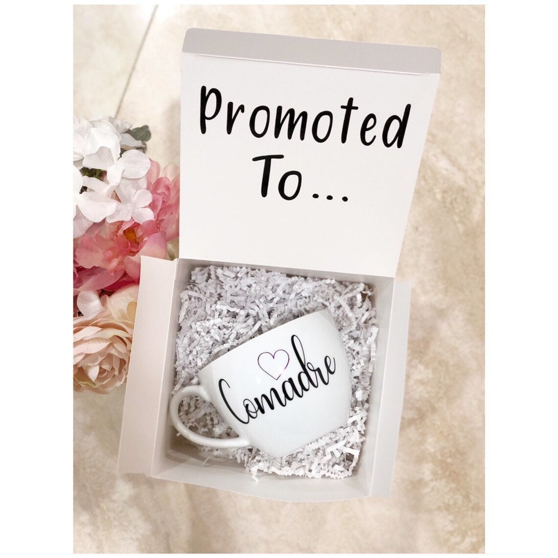 Comadre Gift Set, Godmother Ideas, Spanish Promoted to Mug, Comadres ...