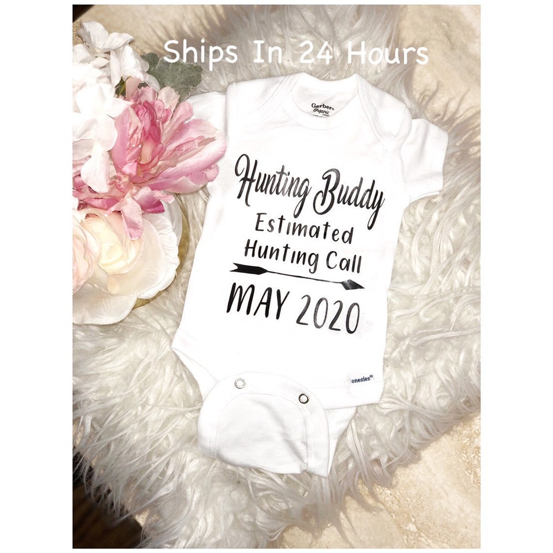 Hunting Buddy Pregnancy Reveal , Custom Pregnancy Announcement, Hunter ...