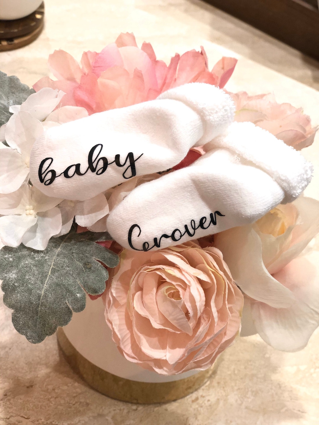 Baby Personalized Socks, Personalized Baby Socks, New Baby Gift, Baby ...
