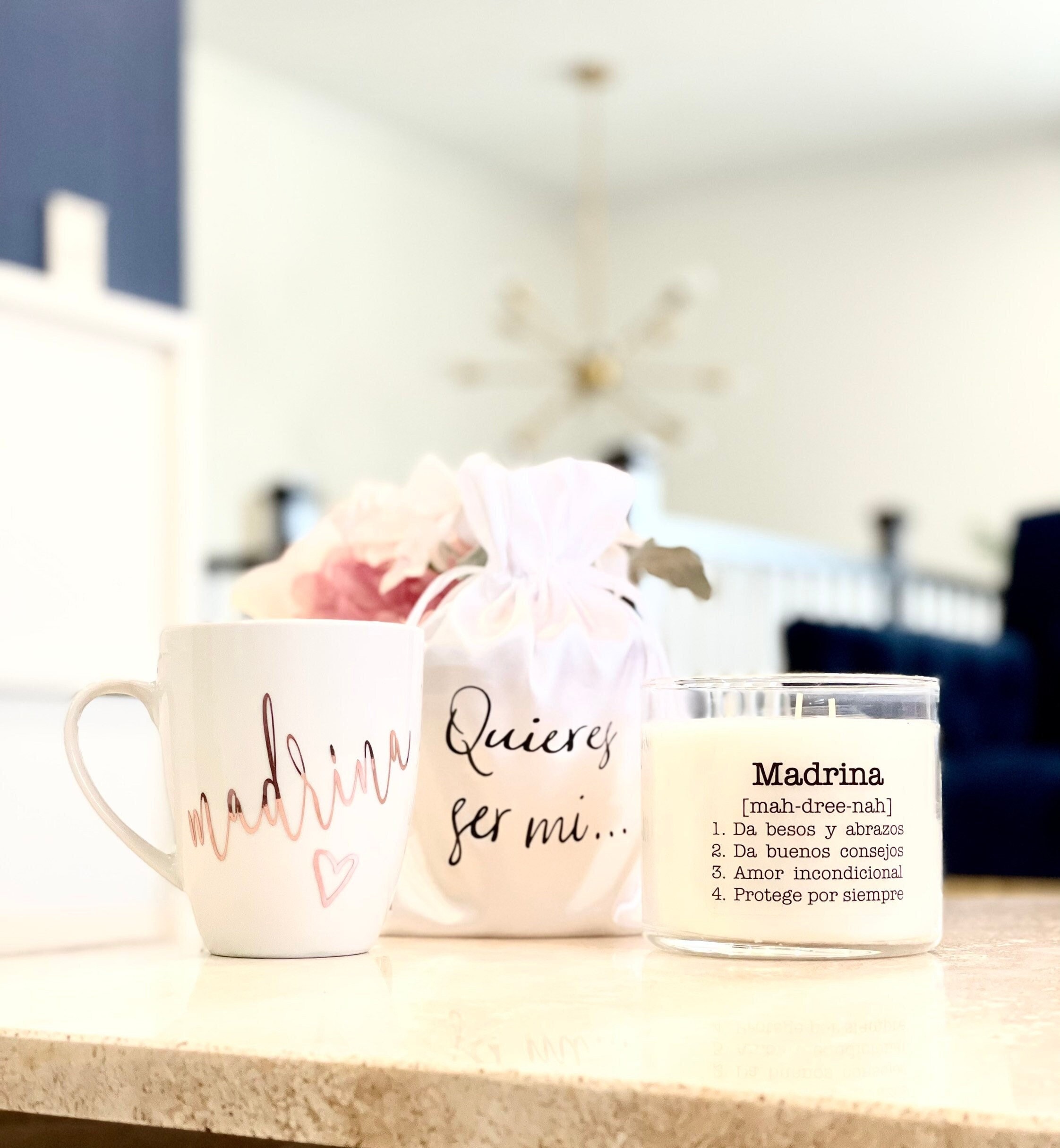 Madrina Candle & Mug Madrina Gift Madrina Proposal Gifts - Etsy