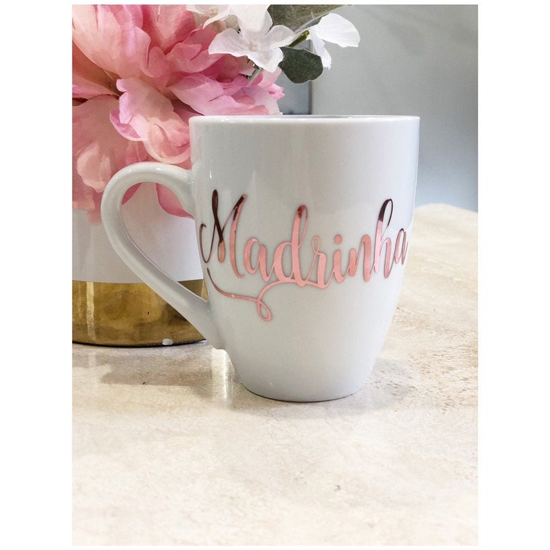 Madrinha Mug Custom Coffee Mug Best Friend Gift Madrinha | Etsy