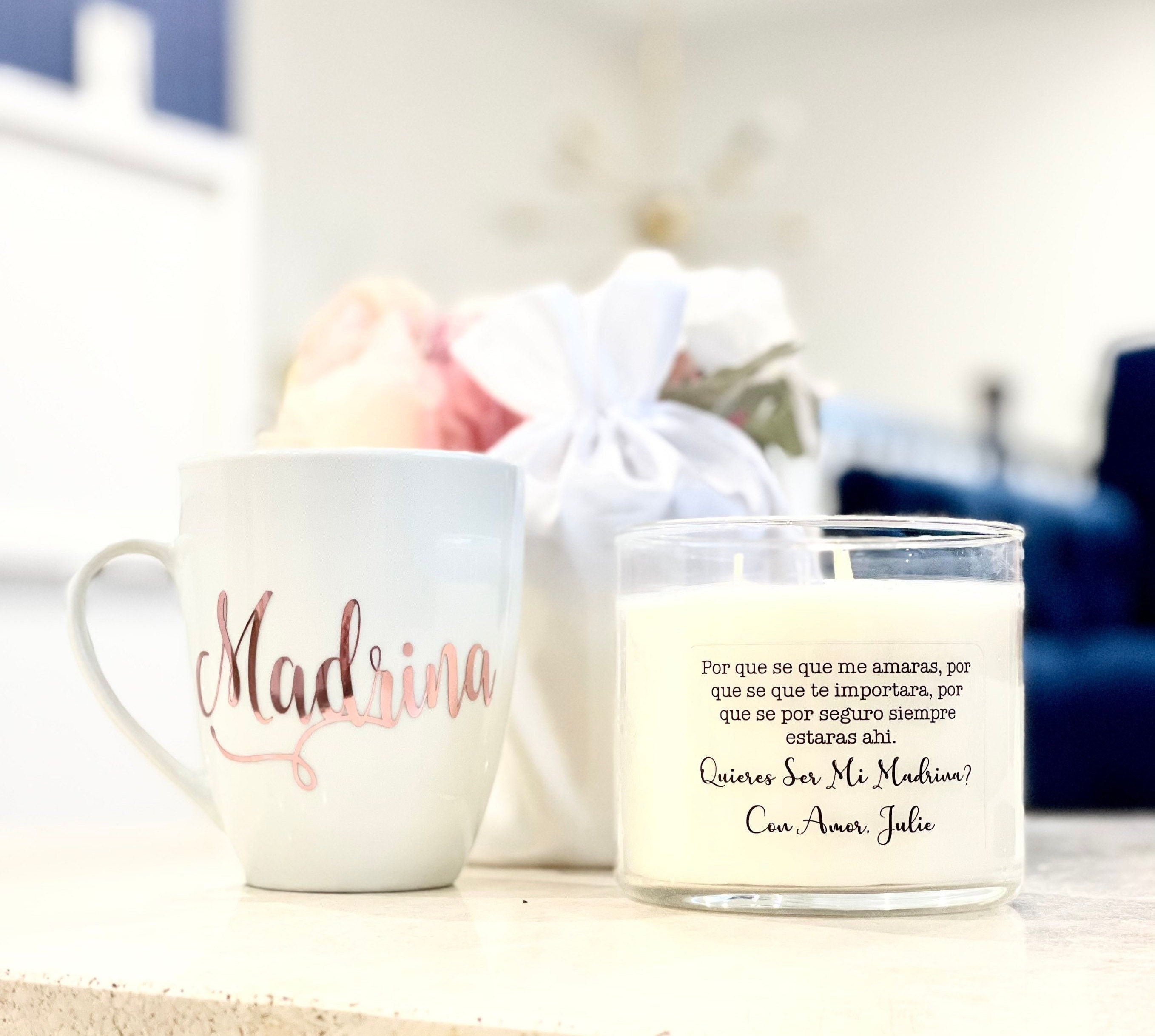 Madrina Candle & Mug Madrina Gift Madrina Proposal Gifts - Etsy