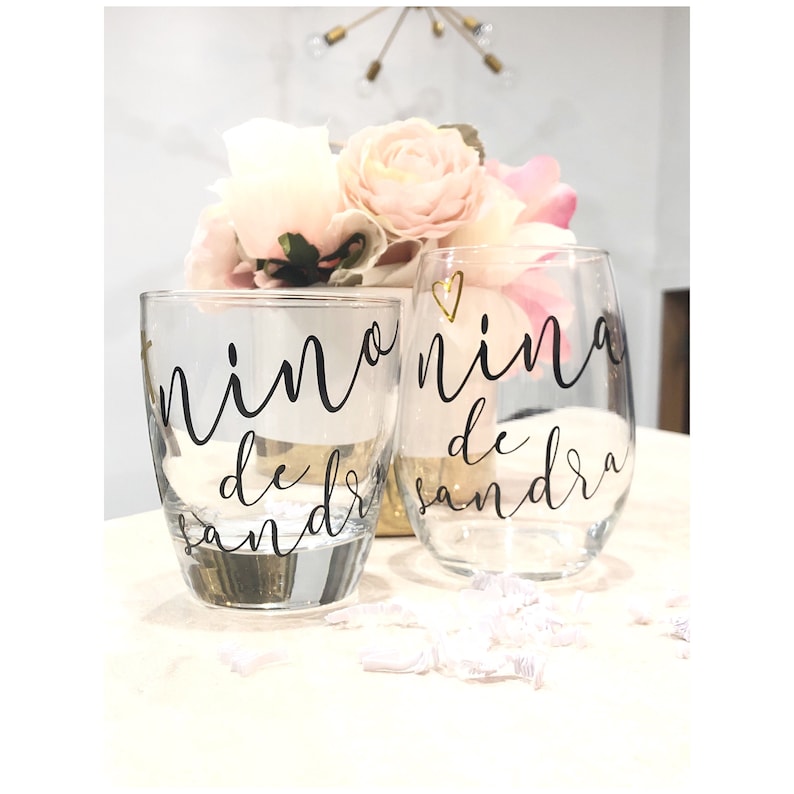 Nino and Nina Whiskey Wine Glass Set, Nino Nina Gift Ideas, Regalo Para ...