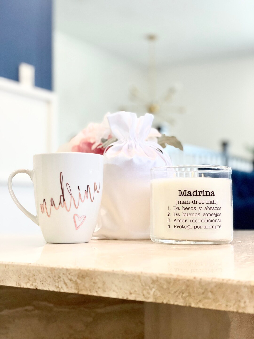 Madrina Candle & Mug, Madrina Gift, Madrina Proposal, Gifts for Madrina ...