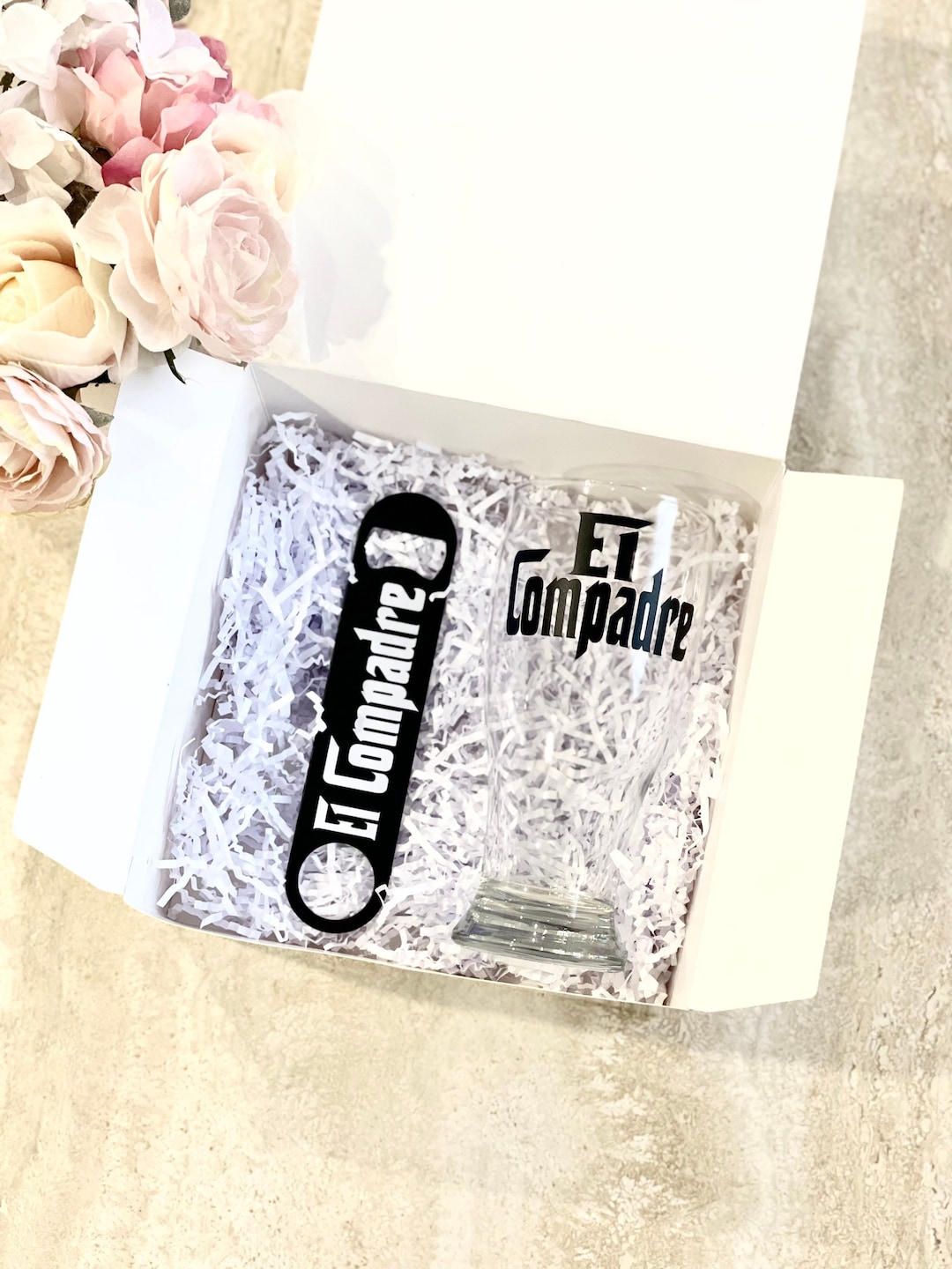 El Compadre Beer Mug & Opener Themed Gift Box, Regalo Para Compadre ...