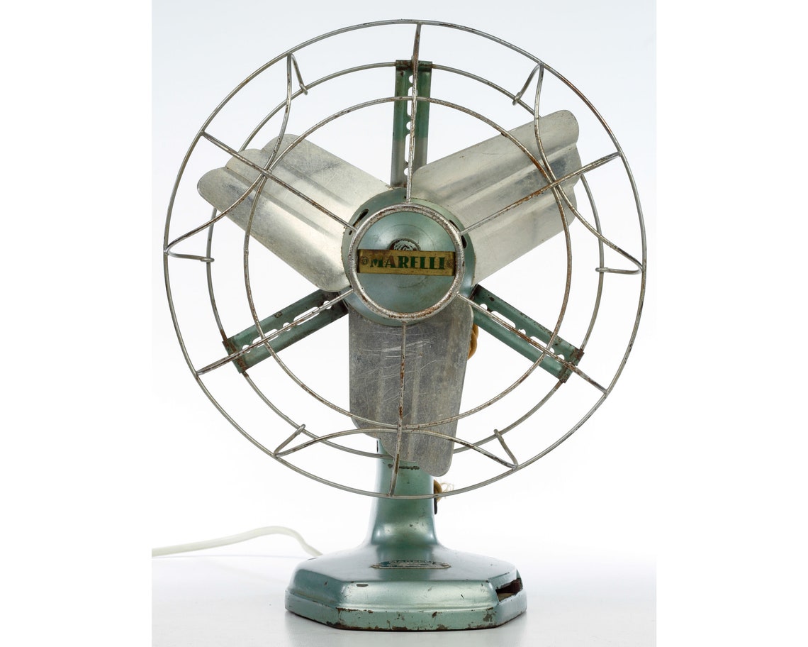 Marelli 1936 Fan Named Valchiria. Art Deco Oscillating Fan - Etsy