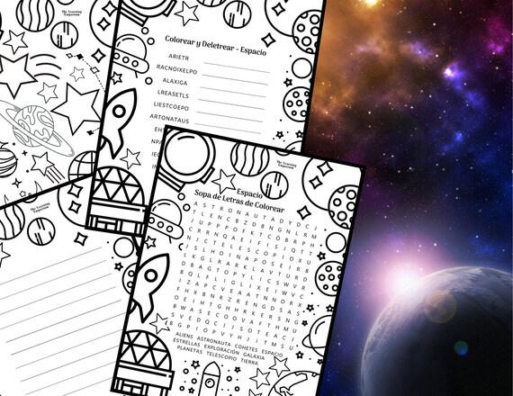 Sopa De Letras De Astronauta