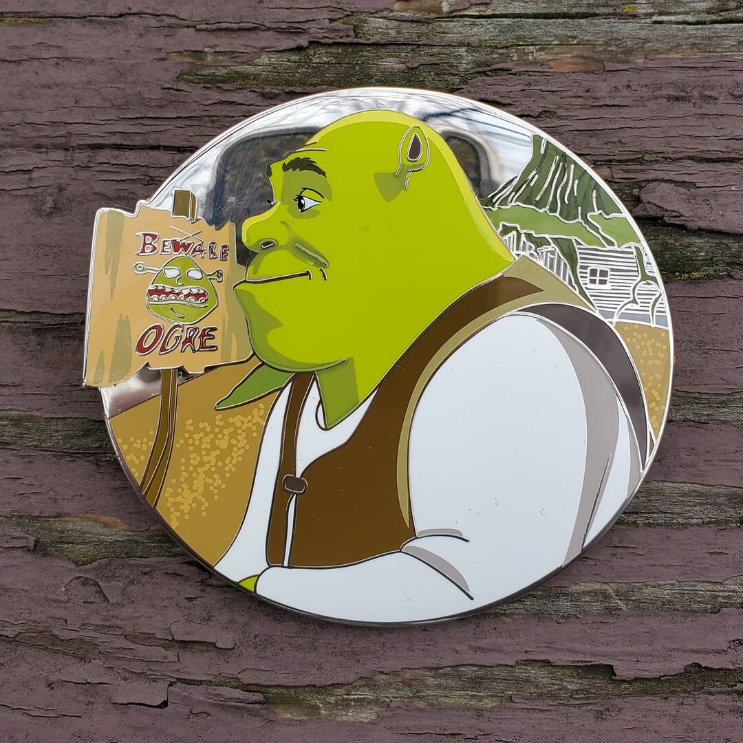 SHREK Profile Enamel Pin - Etsy