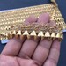 Beautiful Golden Fringe Ribbon Lace Trim for Crafting, Sewing Used in ...
