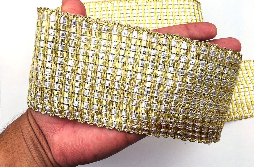 This is 4 Yard Gold Ribbon Lace for Craftingsewing With - Etsy