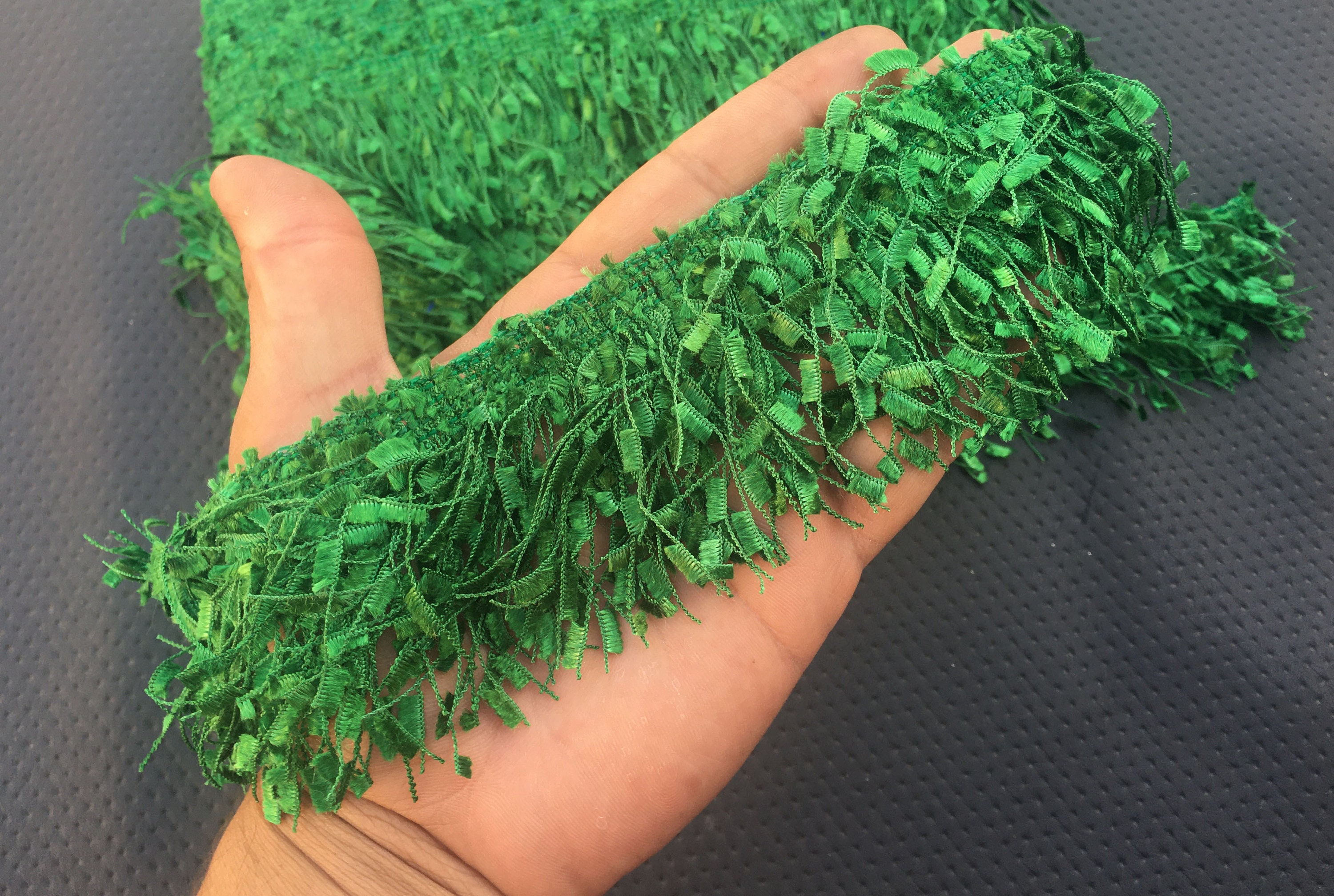 By Yard Green Color Leaf Style Fringe Ribbon Lace Trim for - Etsy