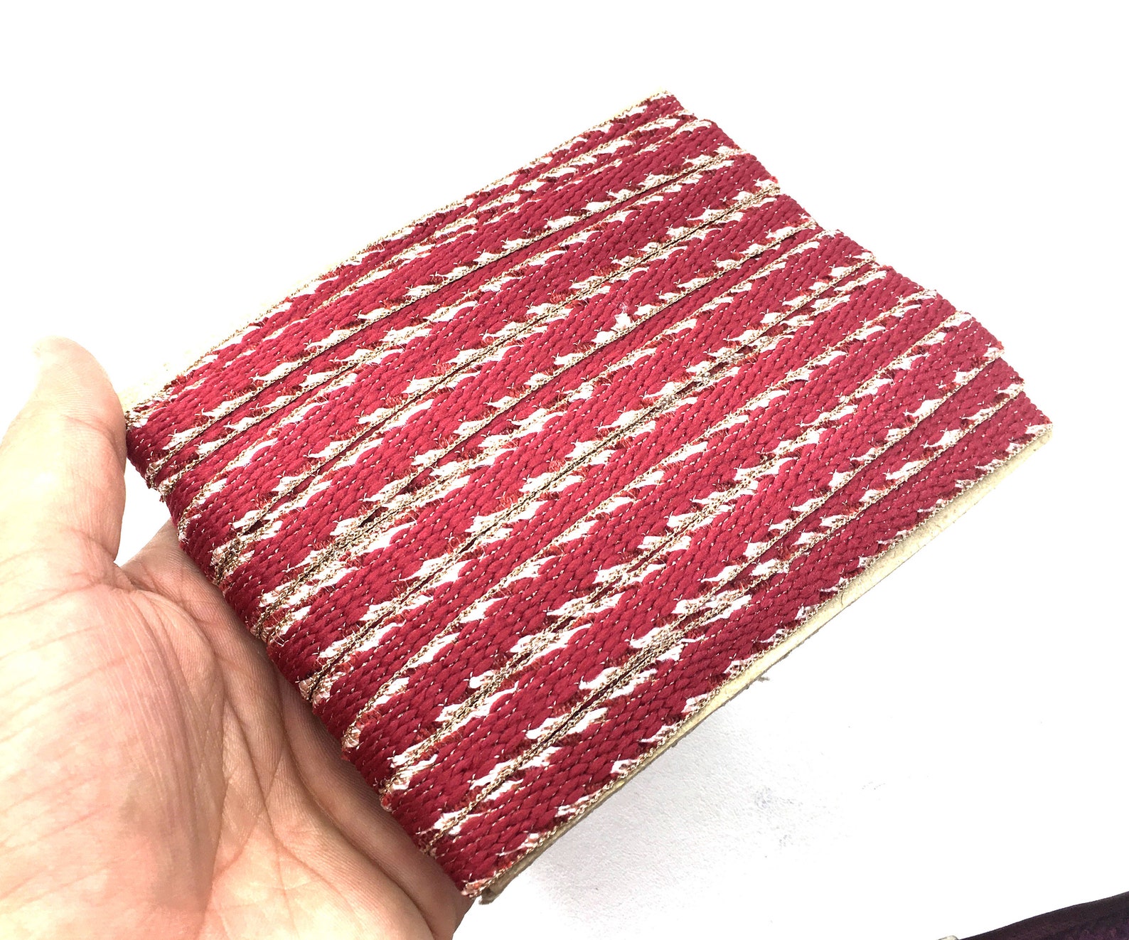 Wholesale Indian Beautiful Maroon Piping Trims Laces Crafting Ribbons ...