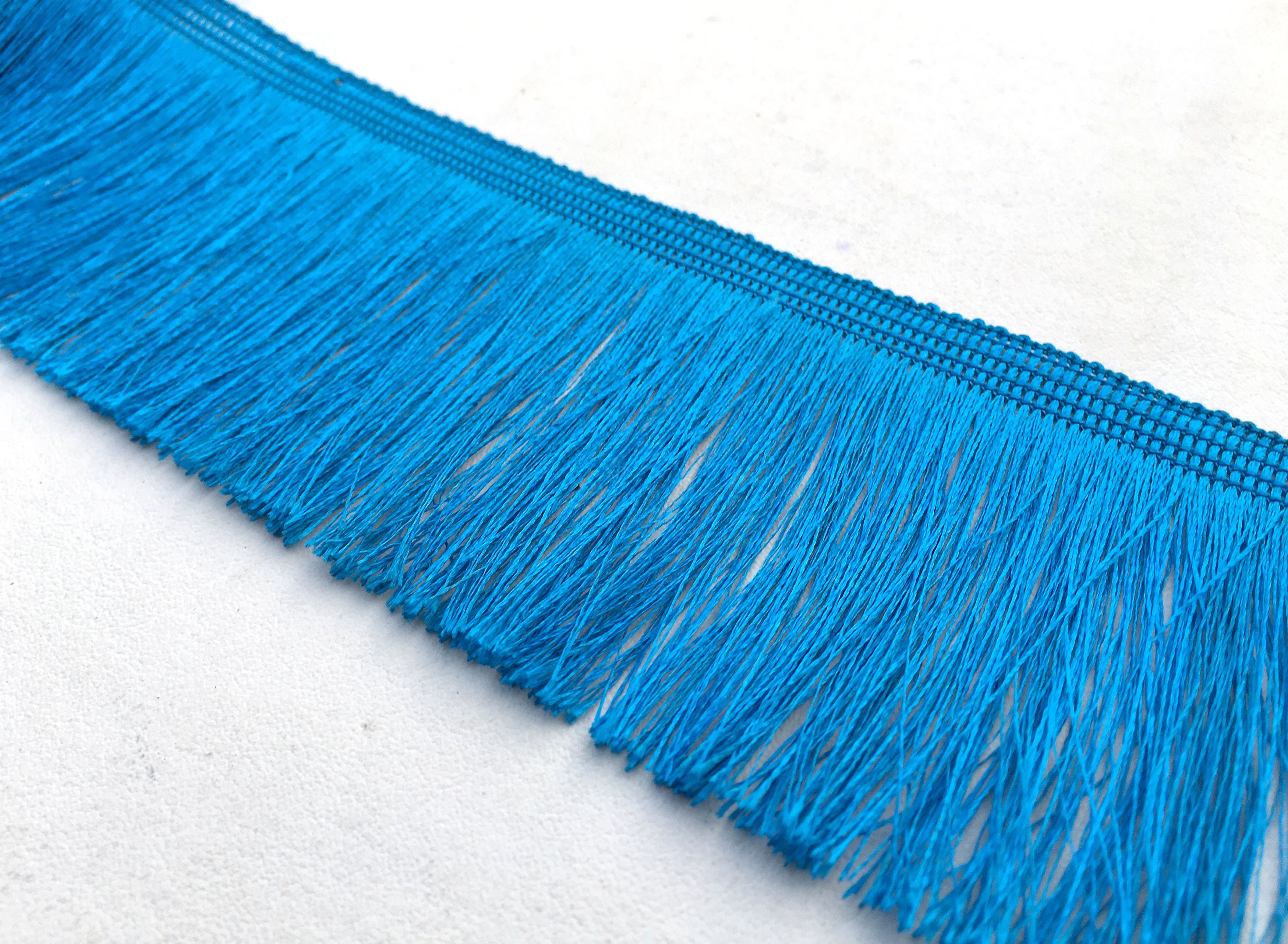 Bordes de la franja azul indio bordes Fringe Los bordes Saree arte ...