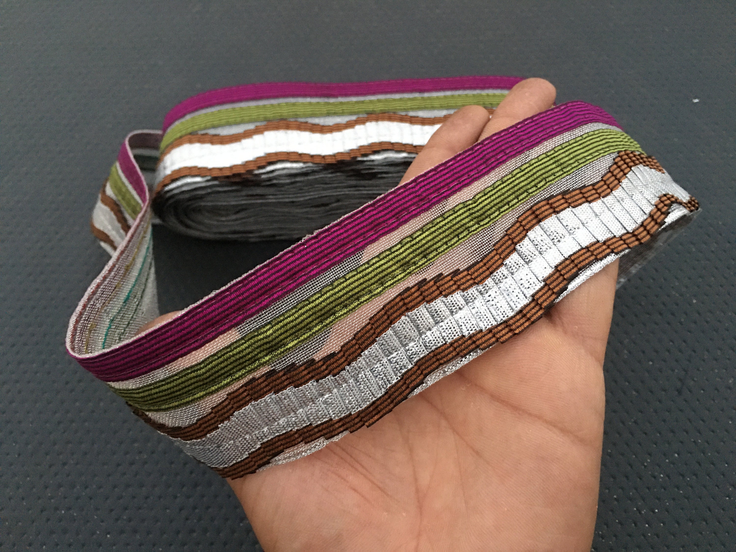 Indian Jacquard Trim Net Trim Tissue Laces Embroidered Trim - Etsy