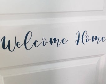 Welcome Home Decal | Etsy