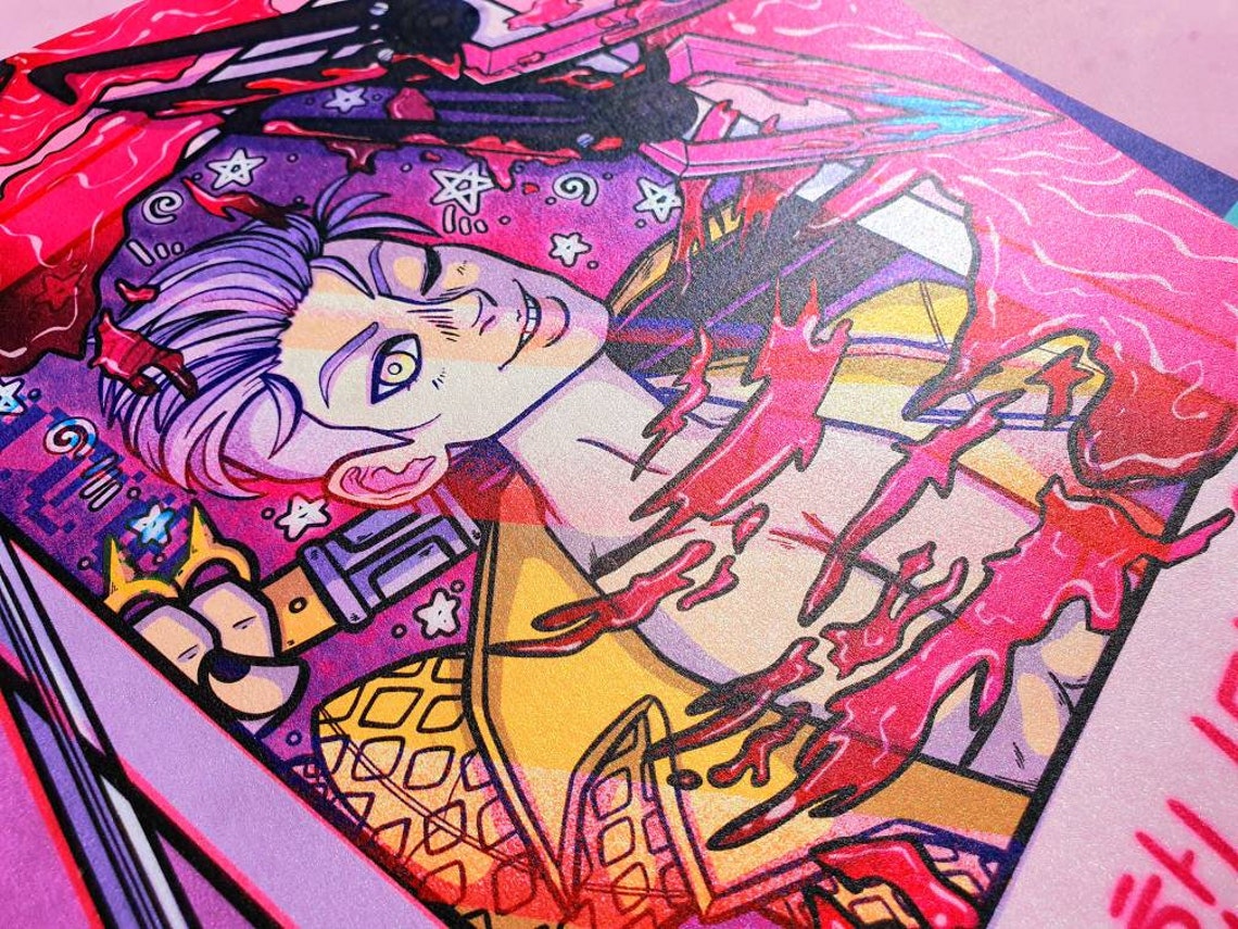 THANK YOU Trickster A4 and A5 Shimmery Premium Print - Etsy UK