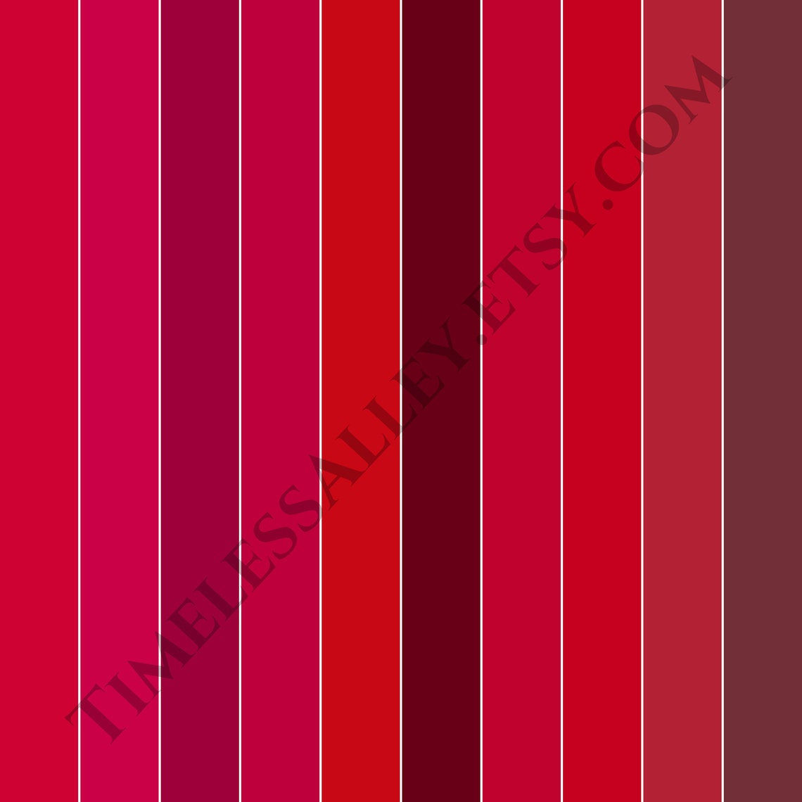 50 Shades of Red Digital Paper Pack / Scrapbook Papers / Printable ...