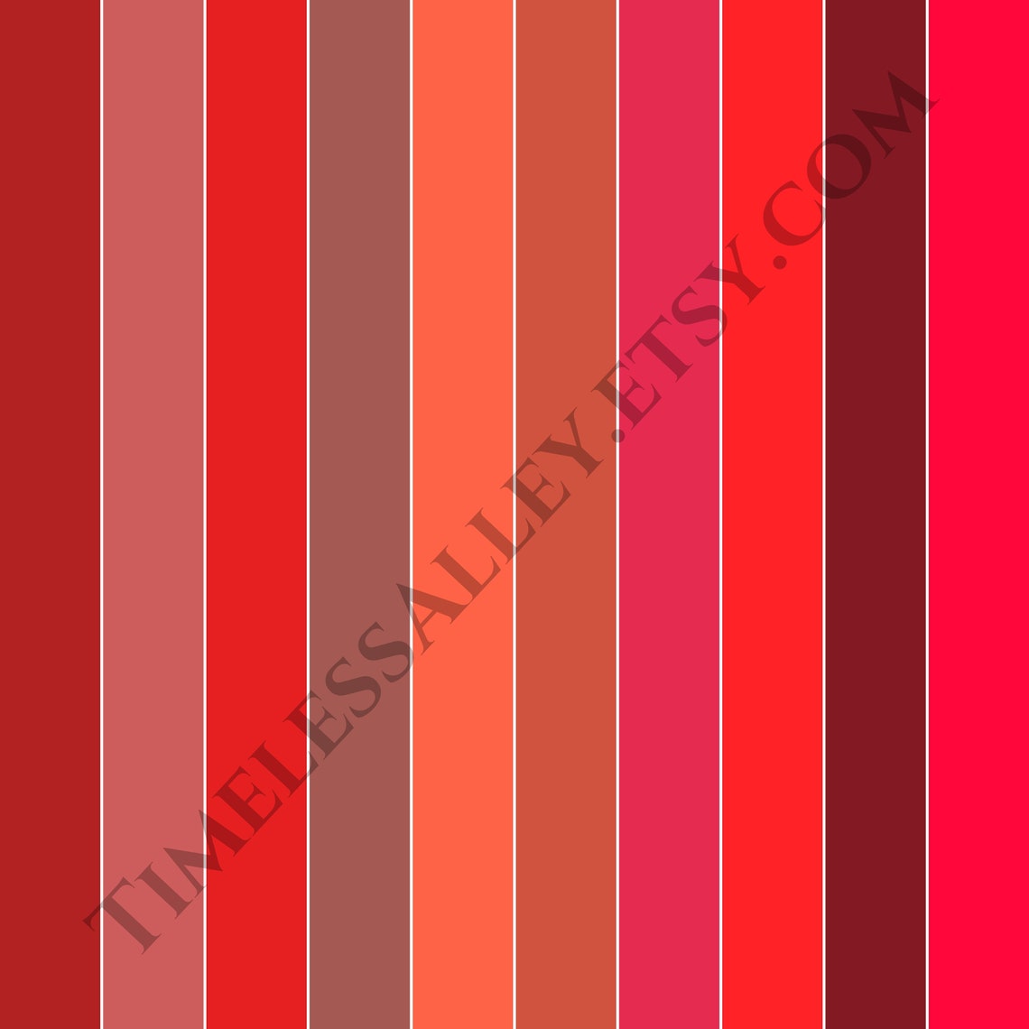 50 Shades of Red Digital Paper Pack / Scrapbook Papers / Printable ...
