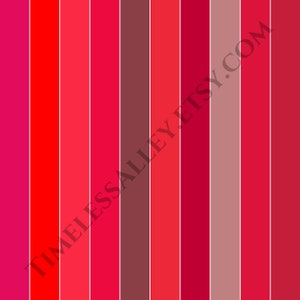 50 Shades of Red Digital Paper Pack / Scrapbook Papers / Printable ...