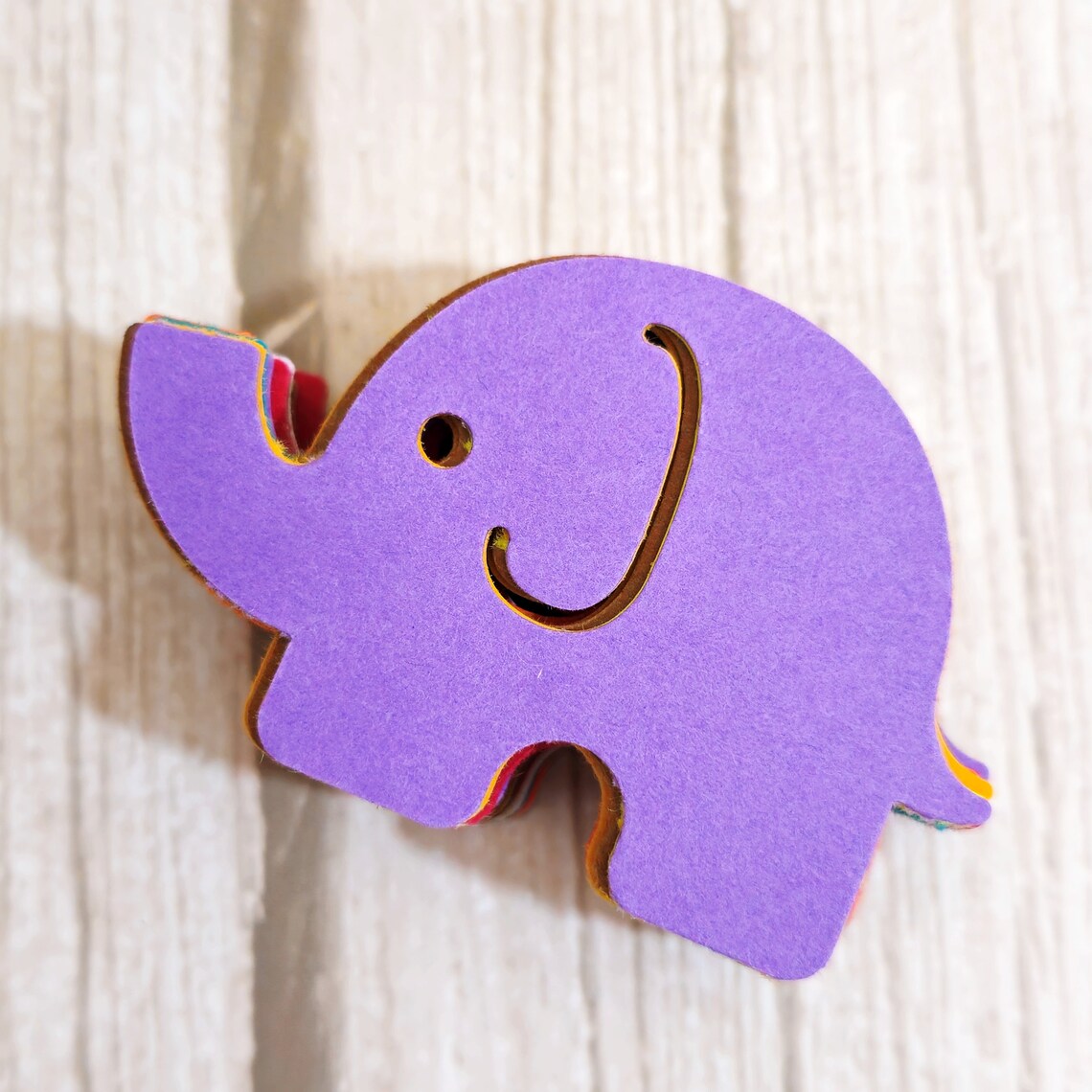 50 Paper Elephant Die Cuts, Scrapbooking Embellishments - Etsy
