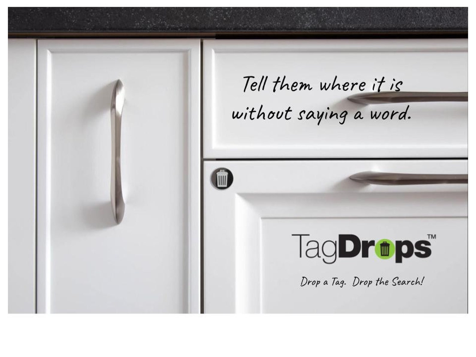 Metal Trash and Recycling Label Set duo Kitchen Label - Etsy