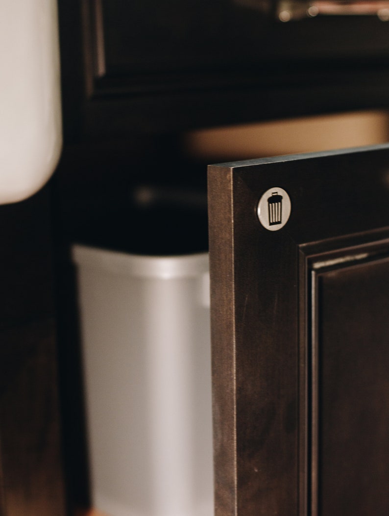 Metal Trash Label Kitchen Label Vacation Rental Office - Etsy