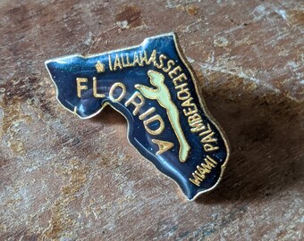 Miami Enamel Pin - Etsy