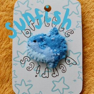 Handmade Felt Pin Badge, Sea, Bugs, Insects, Fish, Animal - Etsy