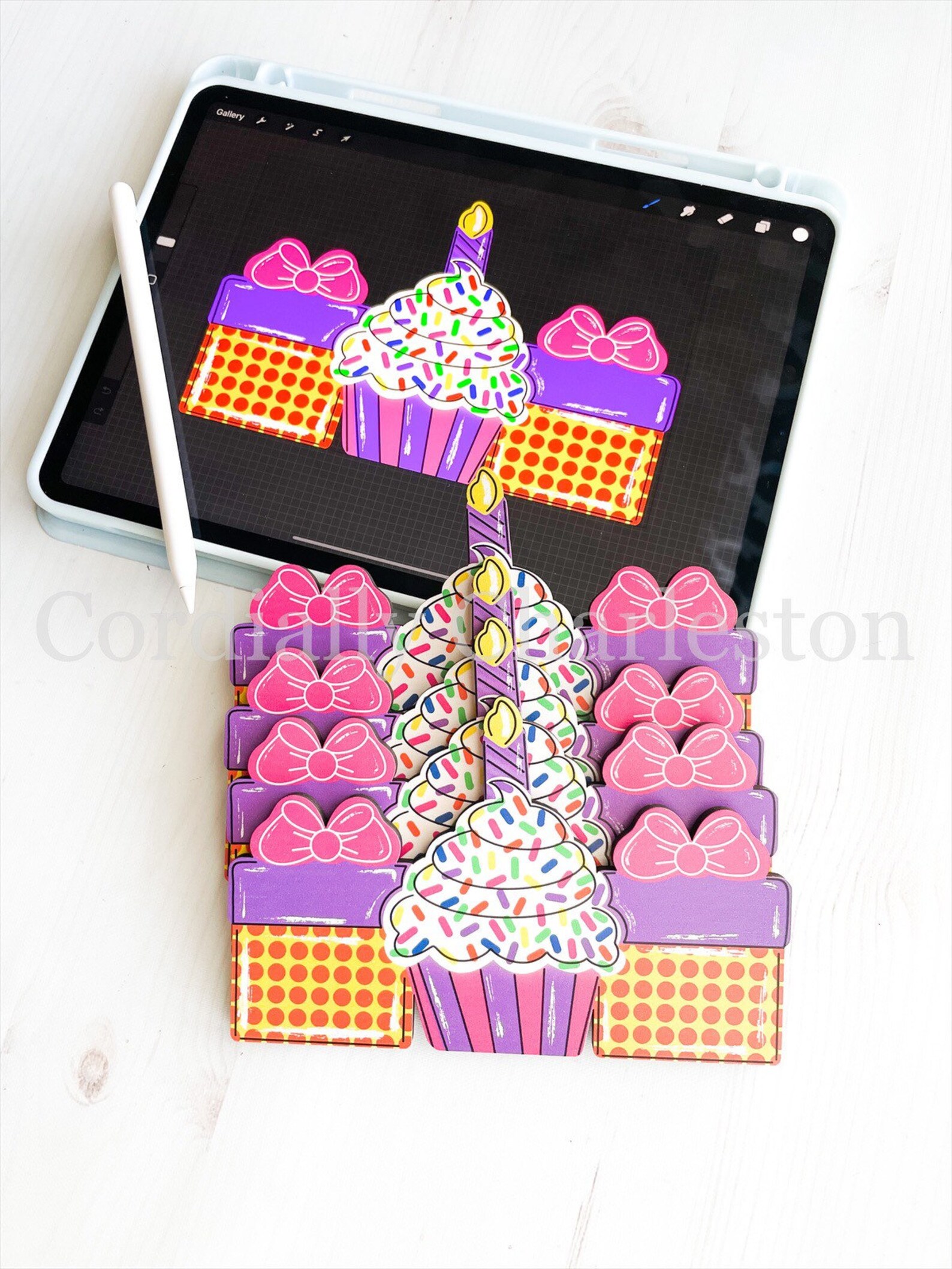 Interchangeable Birthday Attachment Celebration Attachment - Etsy