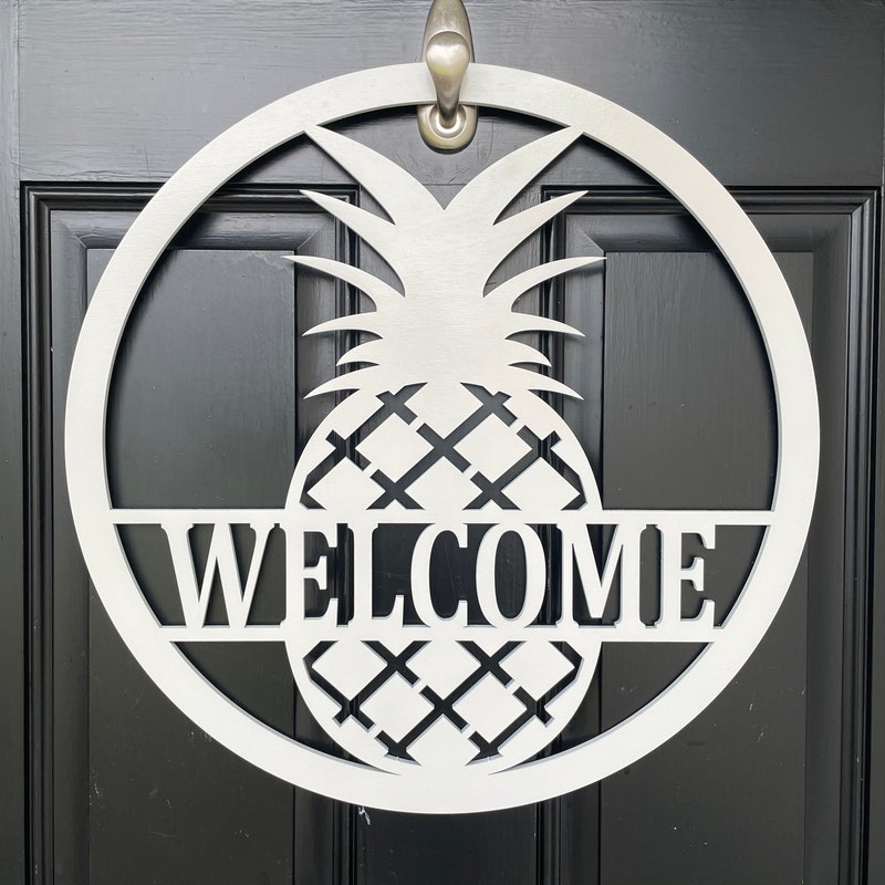 Pineapple Door Decor - Etsy
