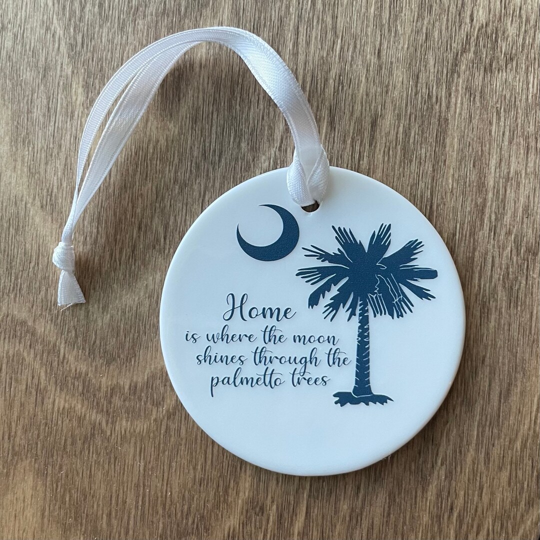 South Carolina Ornament SC Ornament Christmas Ornament - Etsy
