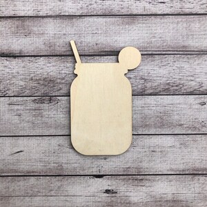 Blank Mason Jar With Lemon Unfinished Blank Mason Jar Wooden Blanks - Etsy