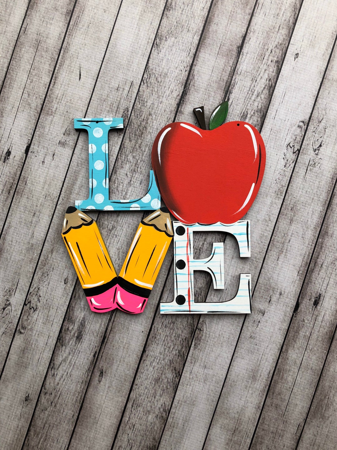 Teacher Door Hanger - Classroom Decor - Love Teaching - Etsy