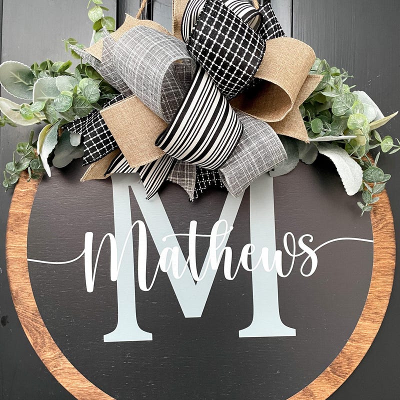 Personalized Door Hanger - Etsy