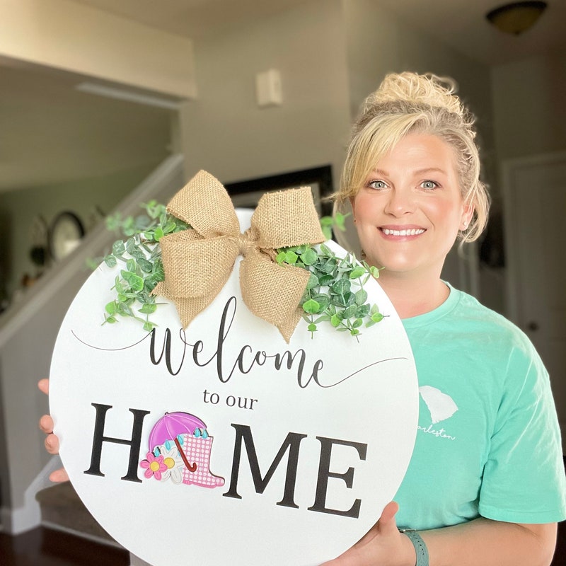 Interchangeable Home Sign - Etsy