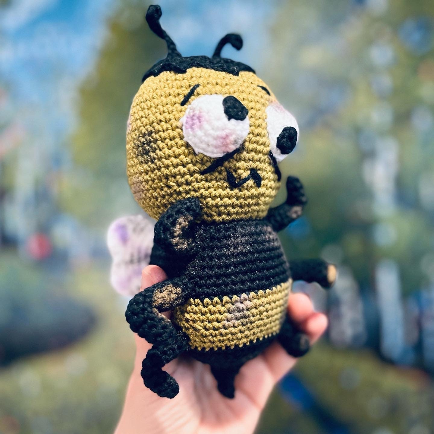Zombee Zombie Creepy Cute Bee Halloween Crochet Toy Pattern - Etsy