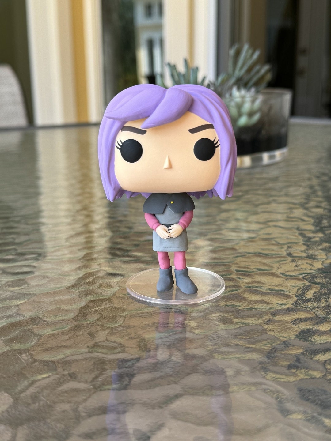 Custom Amity Figure (purple Hair) - Etsy