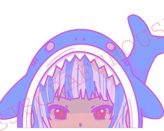 Vtuber Car Decal | Etsy