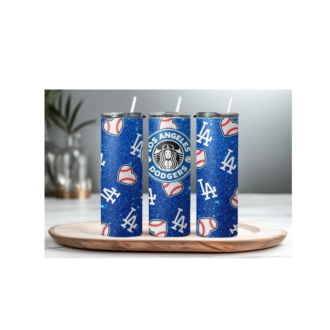 Los Angeles Dodgers Sparkle Tumbler - Etsy