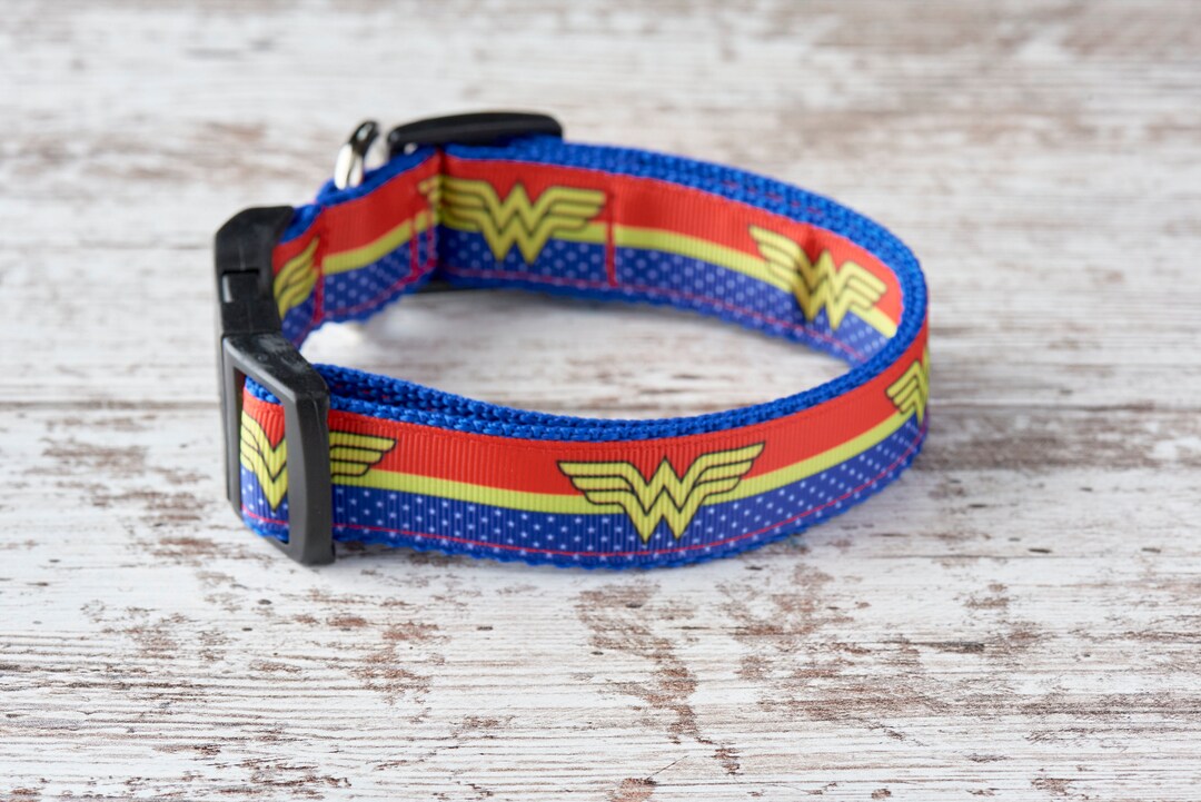 Super Hero 1” Dog Collar - Etsy