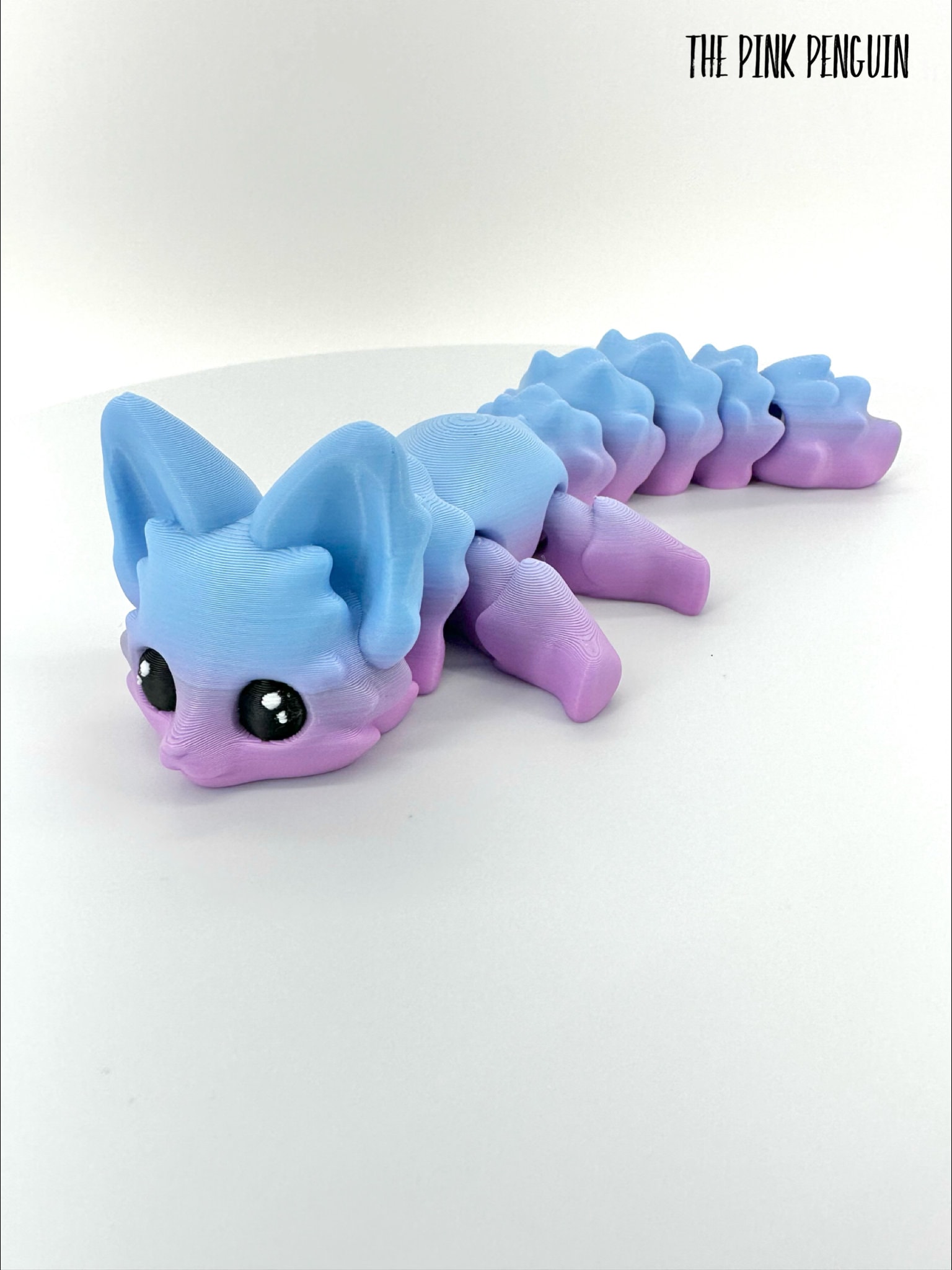3D Printed Fox/ Flexible 3D Model/unique Gift for Kids/gift for Her ...