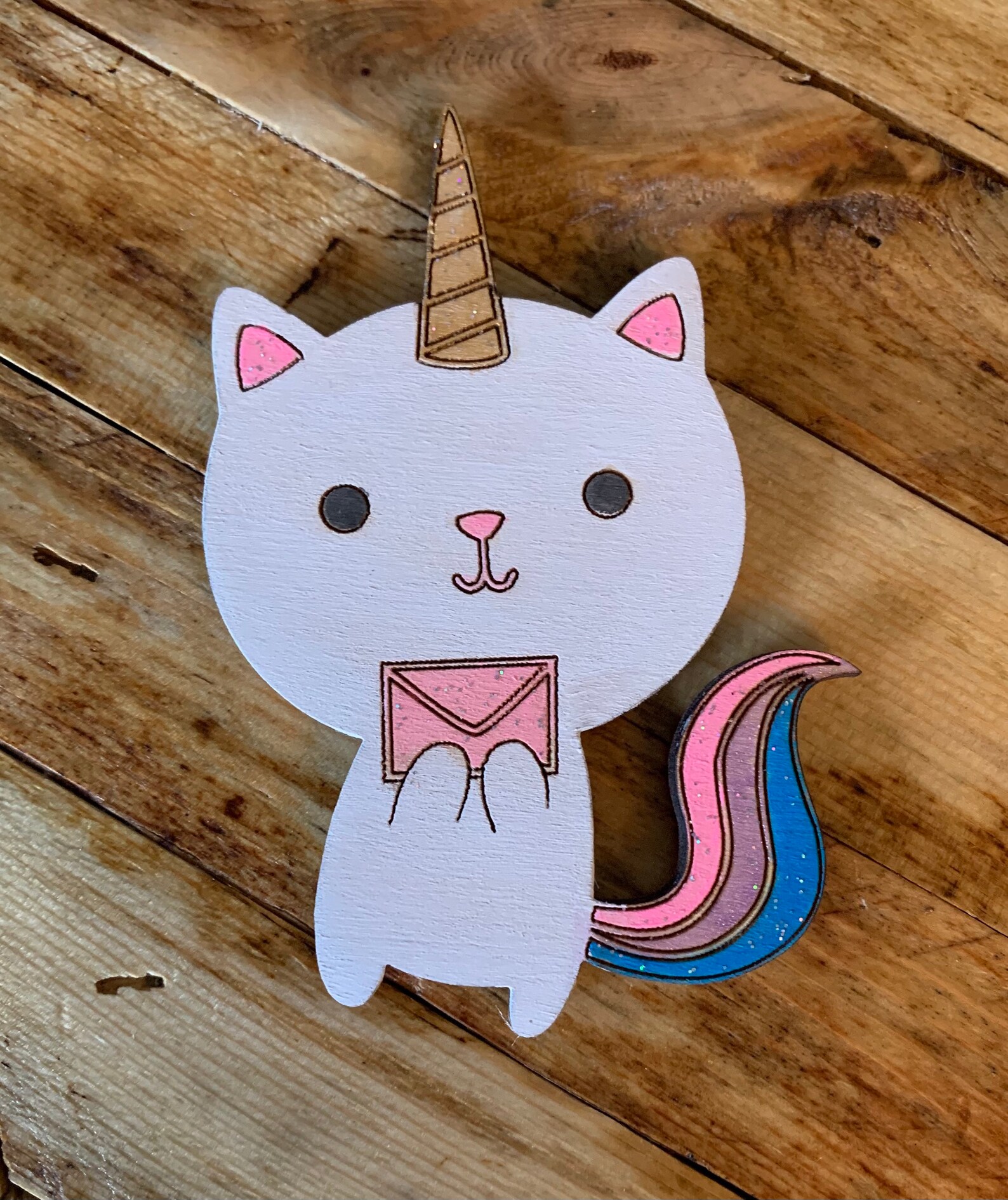 Kittycorn Paint Your Own Magnet DIY Kit Craft Kit Kids - Etsy