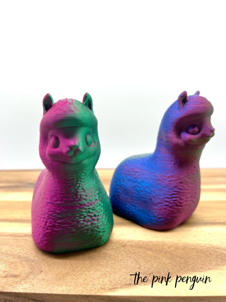 Cute 3D Printed Alpaca Footling/articulated 3d Print/ 3d Printed Fidget ...
