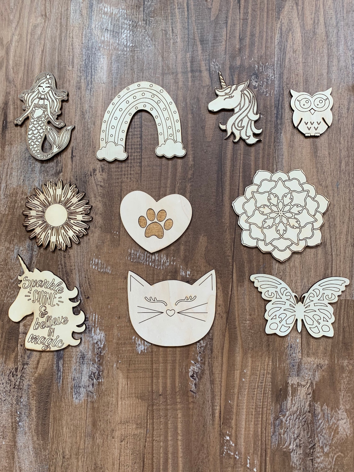 Paint Your Own Magnet DIY Kit #1, Craft Kit , Kids Activity, Arts and ...