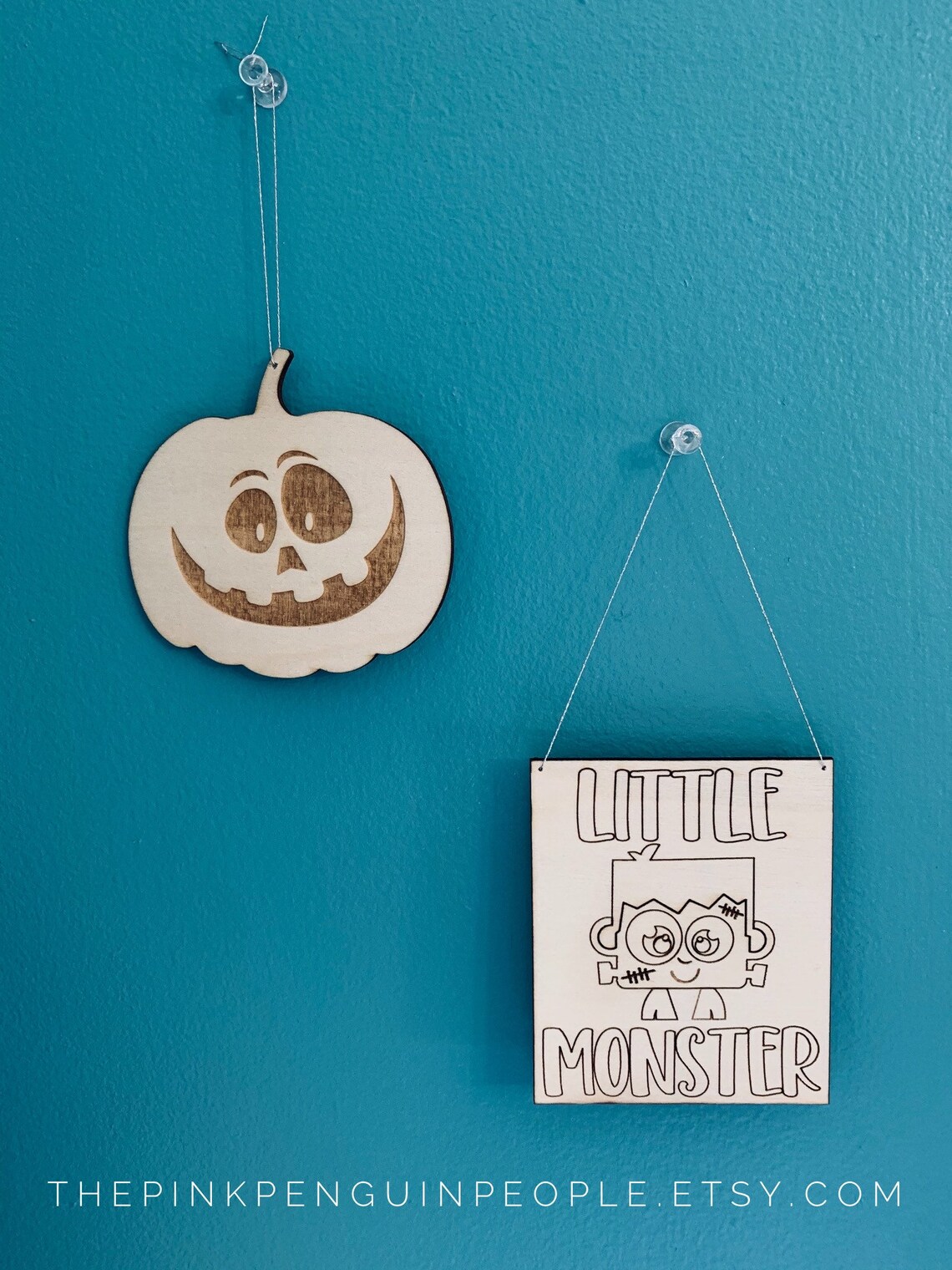 Halloween DIY Paint Kit 2 /kids craft/laser cut | Etsy