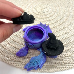 3D Printed Witchy Turtle Sensory Fidget Toy/ Cute Spooky Witch ...