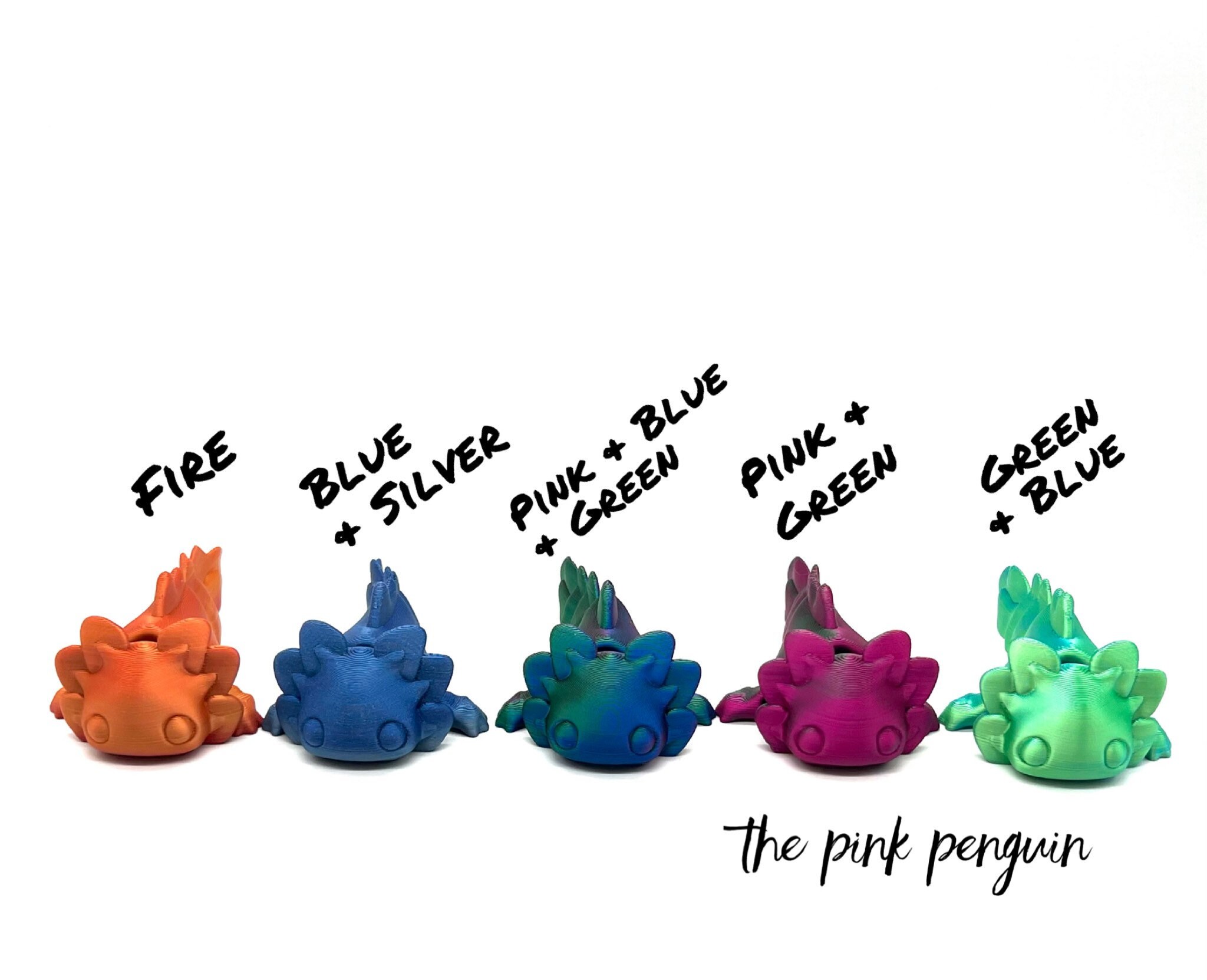 Cute 3D Printed Anky Dino/ Fun 3d Printed Toy /moveable 3D Model ...