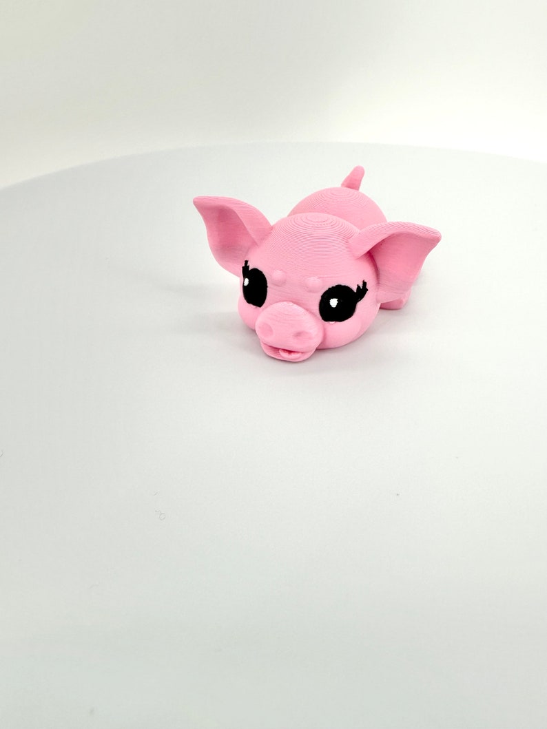 3D Printed Pig/flexible 3d Prints/fun Fidget/unique Gift for Kids/ Farm ...