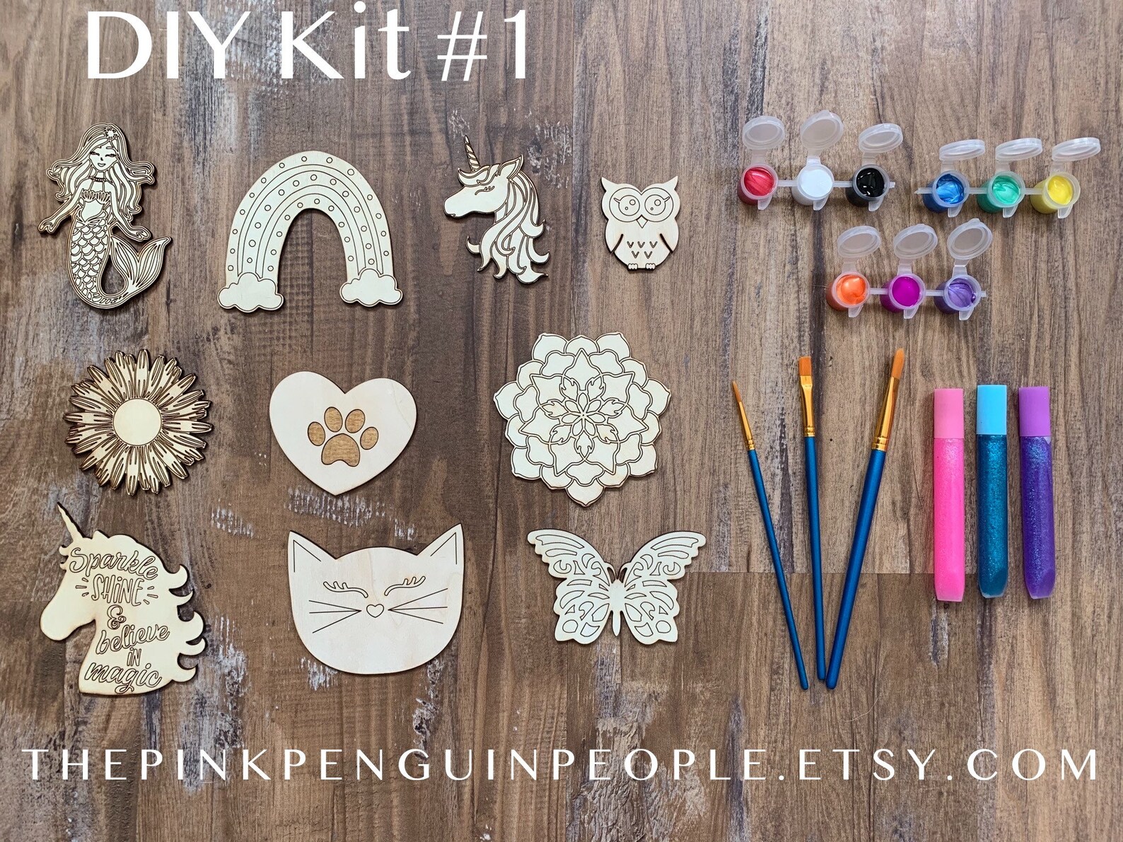 Paint Your Own Magnet DIY Kit #1, Craft Kit , Kids Activity, Arts and ...