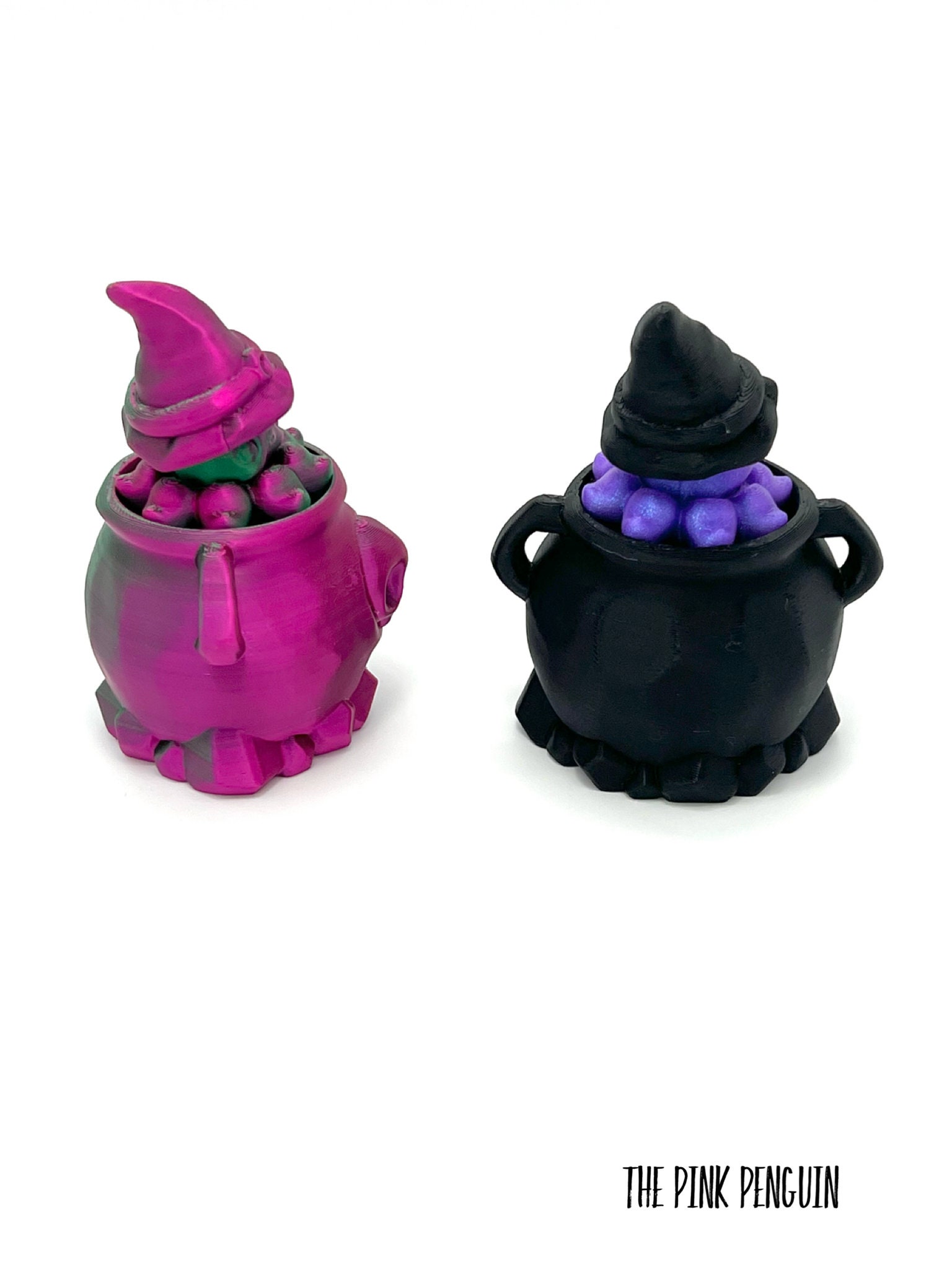 3D Printed Witchy Octo-spinner With Cauldron Fidget Spinner - Etsy